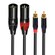 Аудиокабель USB Type-C/USB 1.1 с алюминиевым проводником, черный, для подключени...