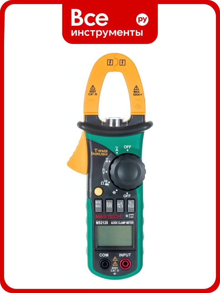 Токоизмерительные цифровые клещи MASTECH MS2128 00-00005475