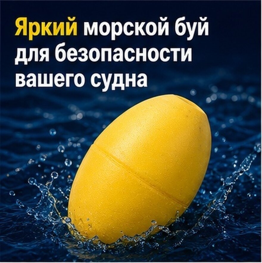 Водный Плавающий Шар Для Лодок И Каяков Желтый 10.00X10.00X6.30Cm