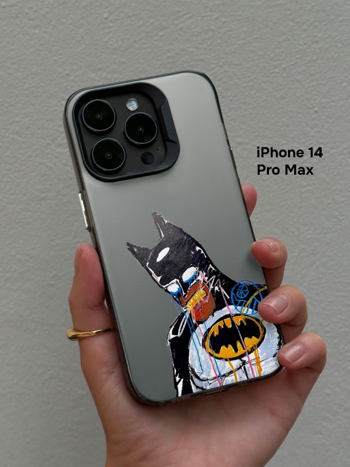 Чехол на iPhone 14 Pro Max с бэтмен