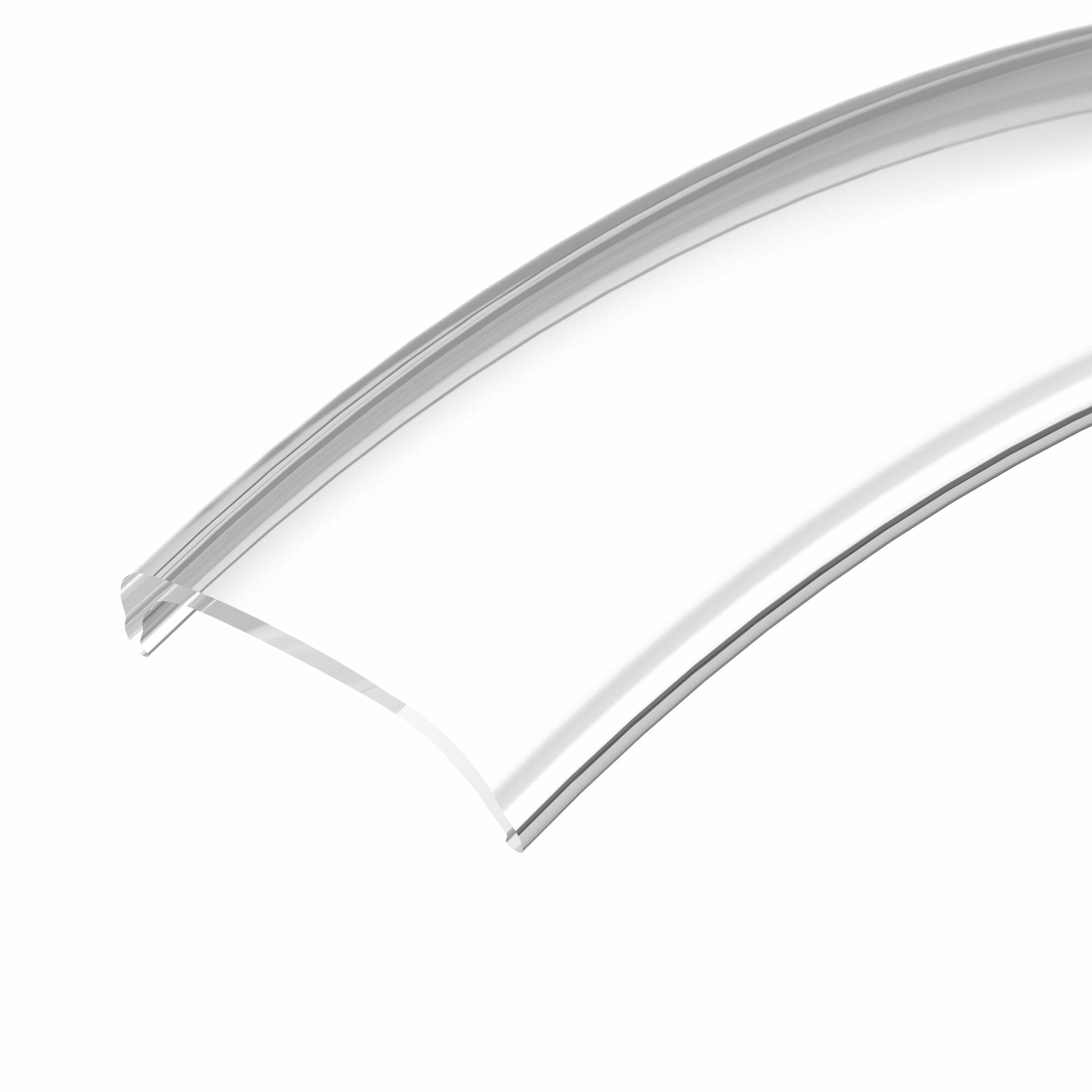 Экран для профиля для светодиодной ленты Arlight Экран ARH-BENT-W18-2000 Clear, 2м
