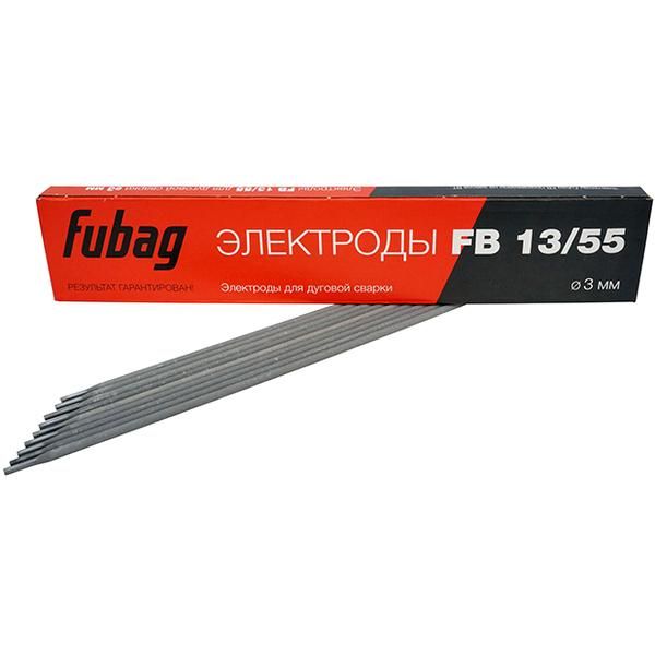 Электрод, проволока для сварки Fubag с основ. покрытием FB 13/55 D3.0 мм (пачка 0.9 кг)