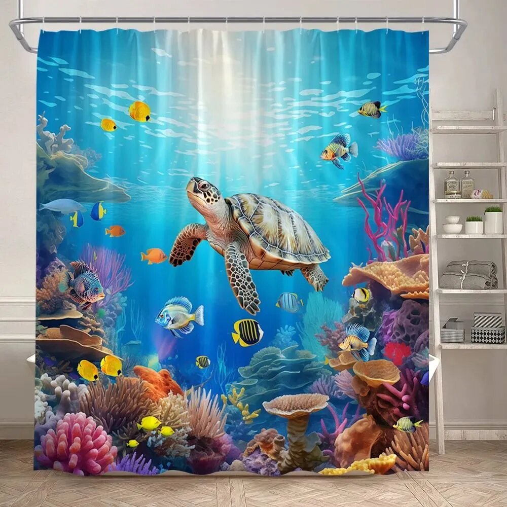 Штора для ванной 200x180 см тканевая 3d-эффект бежевый JWW45 200 для ванной комнаты домашнего использования