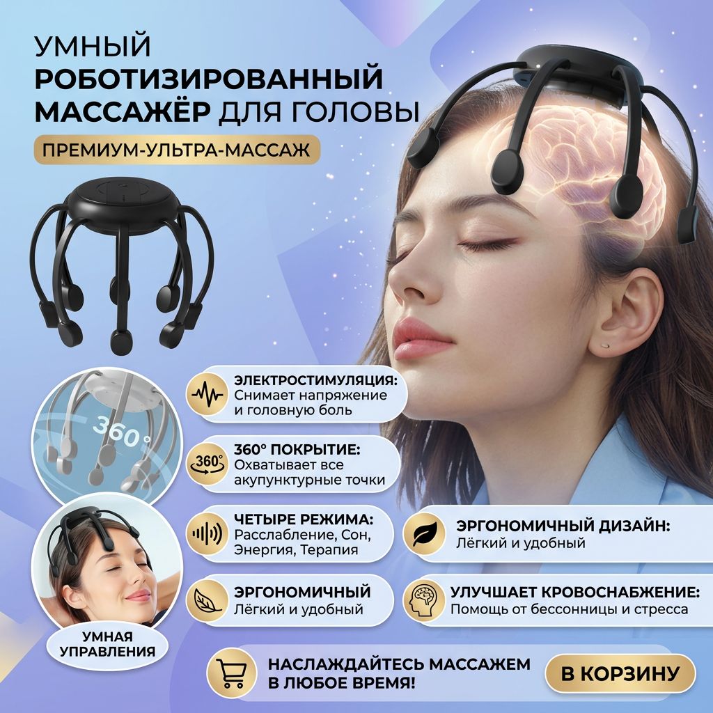 Масажер для головы — фото 1
