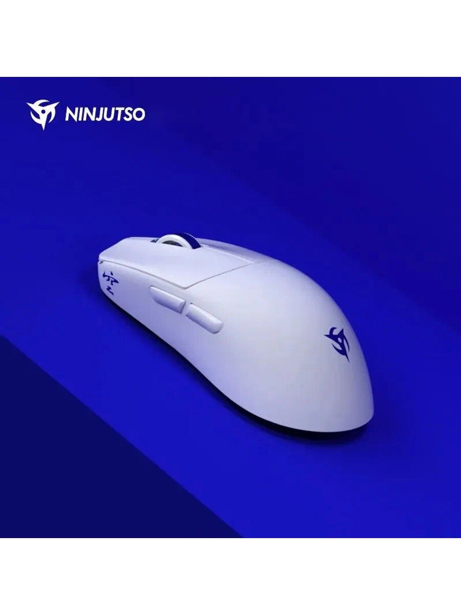 Ninjutso Игровая мышь беспроводная SORA V2, белый классическое исполнение модели серии