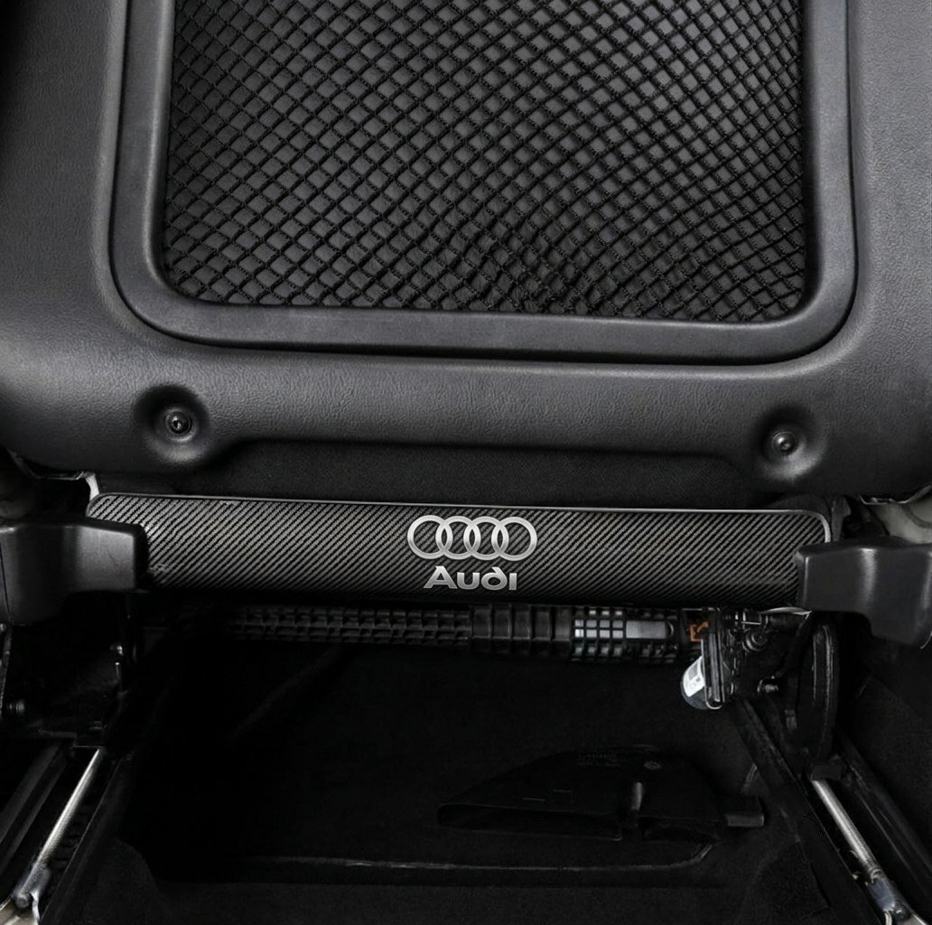 Накладки на спинки сидений Audi Q5 / Ауди Ку 5 2018-2023 г. в carbon