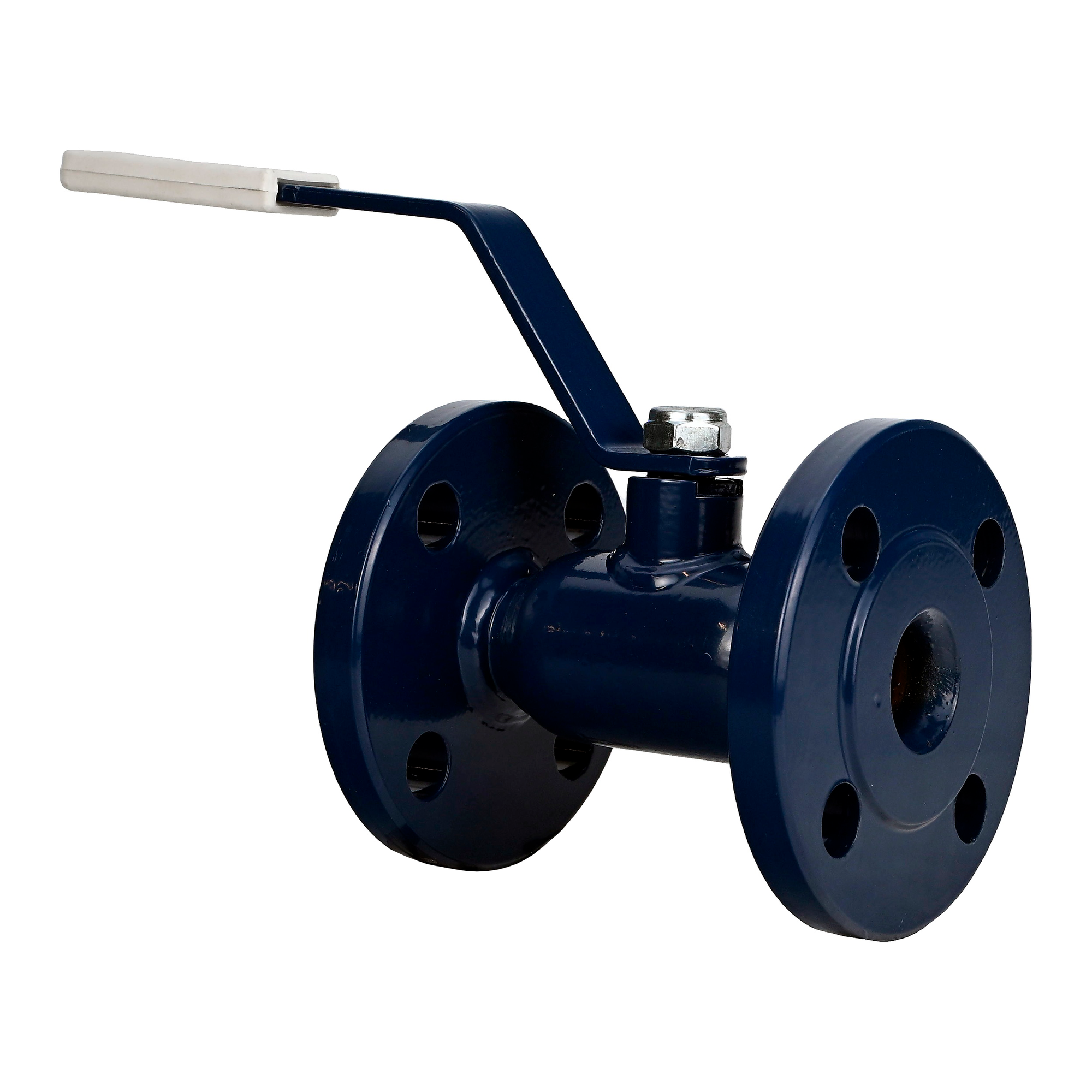 Кран шаровой DN.ru 20-304-PTFE-F-H Ду100 Ру25 стандартнопроходной, двухходовой, ручка-рычаг