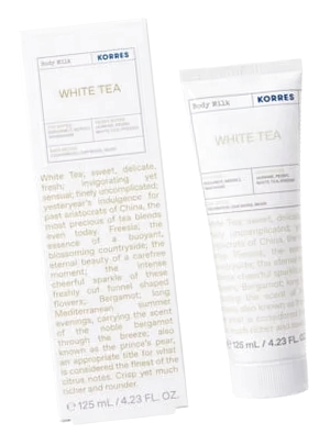 Korres White Tea нежное молочко для тела 125 мл для женщин и мужчин - Коррес Уайт Ти