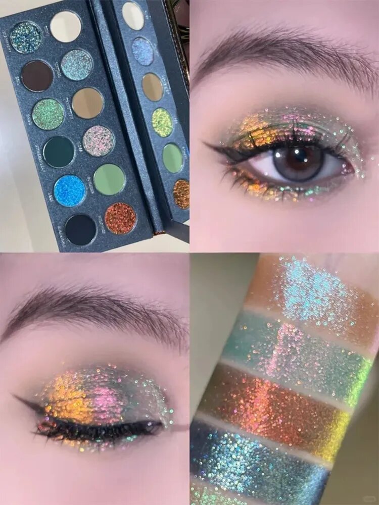 Палитра теней для век KRYPTEIN COSMETICS ,15.6 г - Burnt Forest