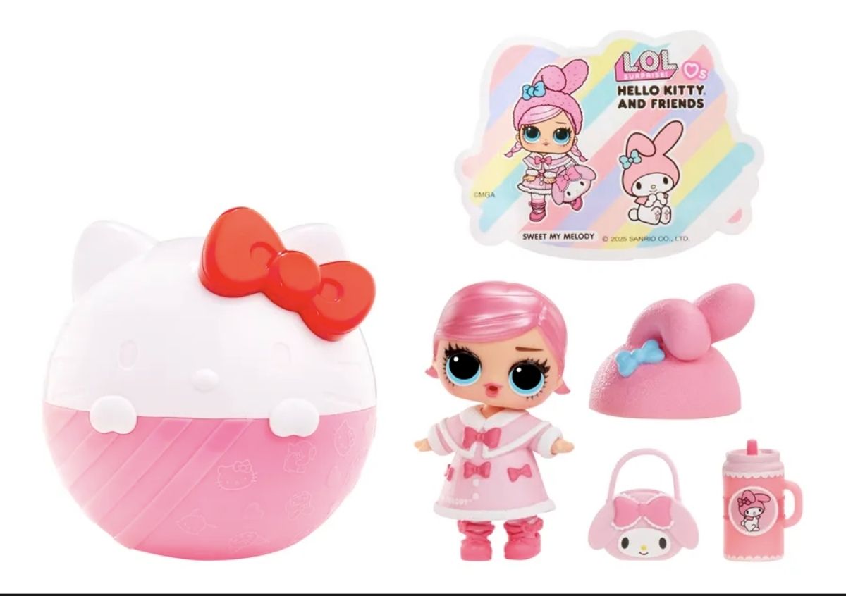 Лол Сюрпрайз Кукла сюрприз в шаре Hello Kitty LOL