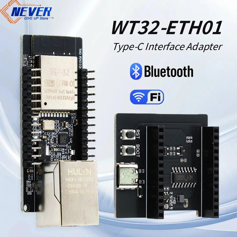 Модуль ESP-32 WiFi BT WT32-ETH01 — фото 1