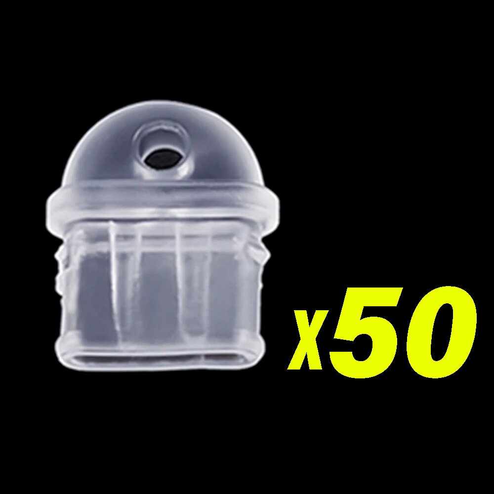 50-1 шт. Прозрачные заглушки от пыли для портов Type-C, Micro USB и 3,5 мм для 50Pcs For Type-c
