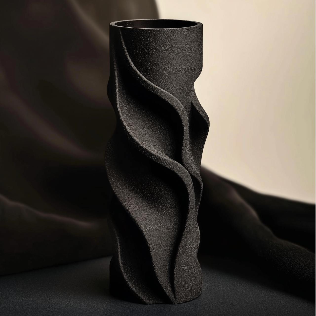 Ваза декоративная спиральная, 3D-печать, 3DOPRU арт. VASE-PR-1186147