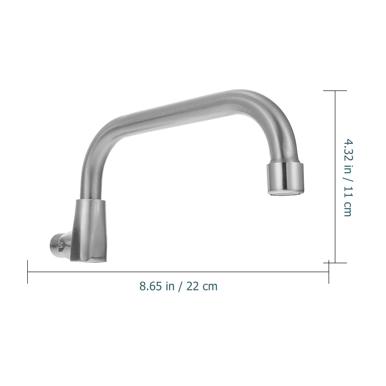 Semi Automatic Swing Faucet Кран Для Кухни Вращающийся Водопроводный Кран На Стену 22X11X2.5CM