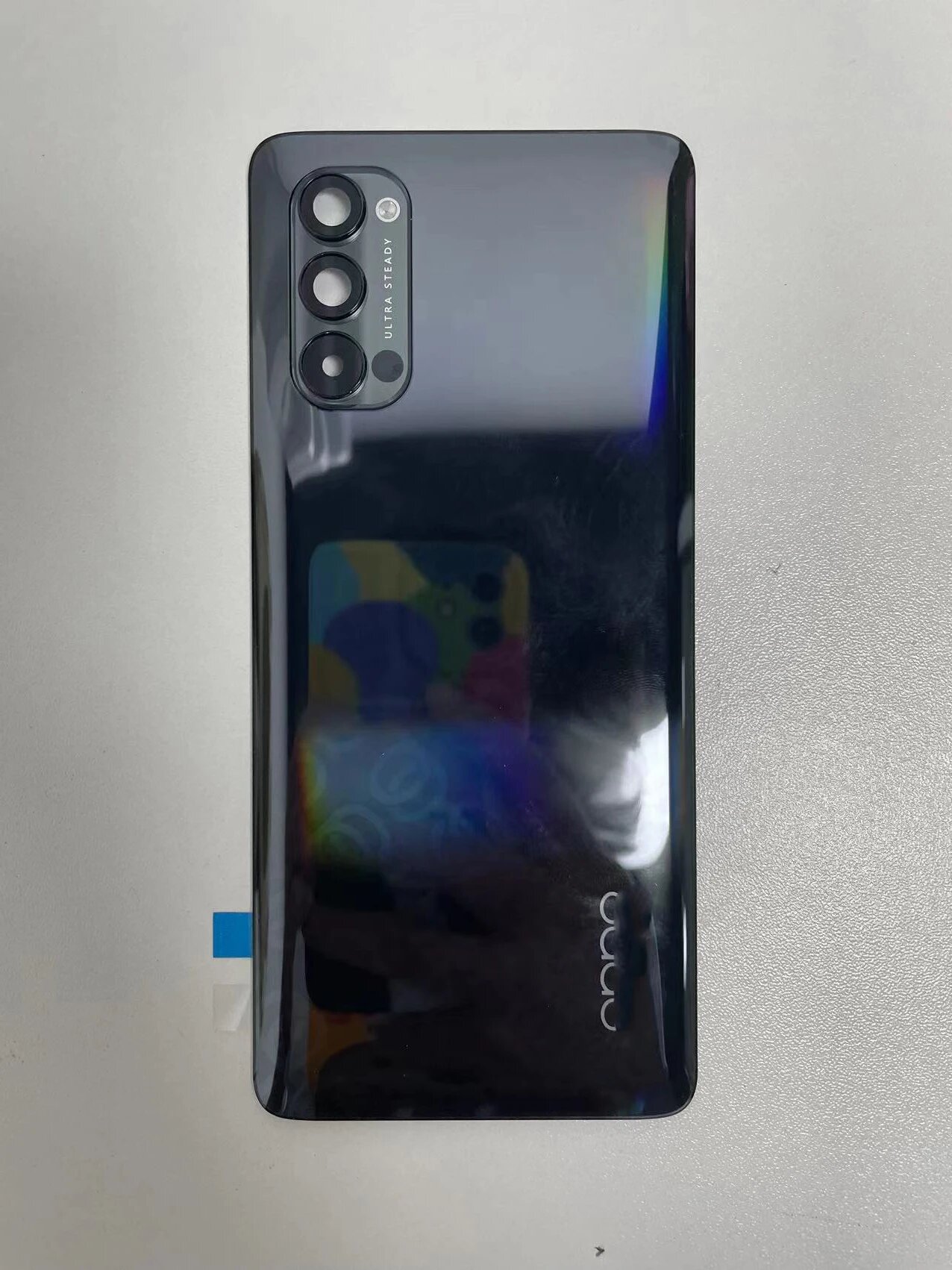 Оригинальное новое стекло для Oppo Reno4 Pro, задняя крышка батарейного отсека, задняя Space Black