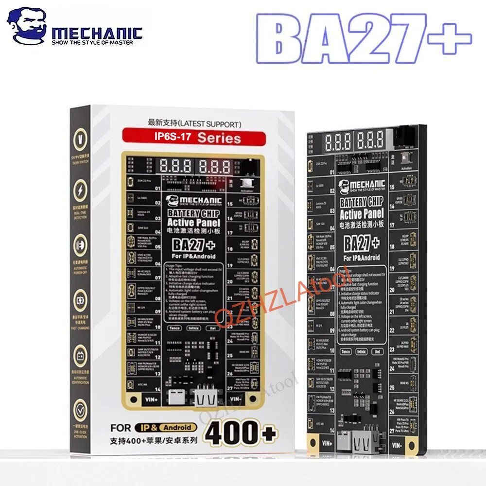 MECHANIC BA27+ Инструменты для ремонта Плата обнаружения активации для быстрой зарядки аккумулятора Активация одним щелчком