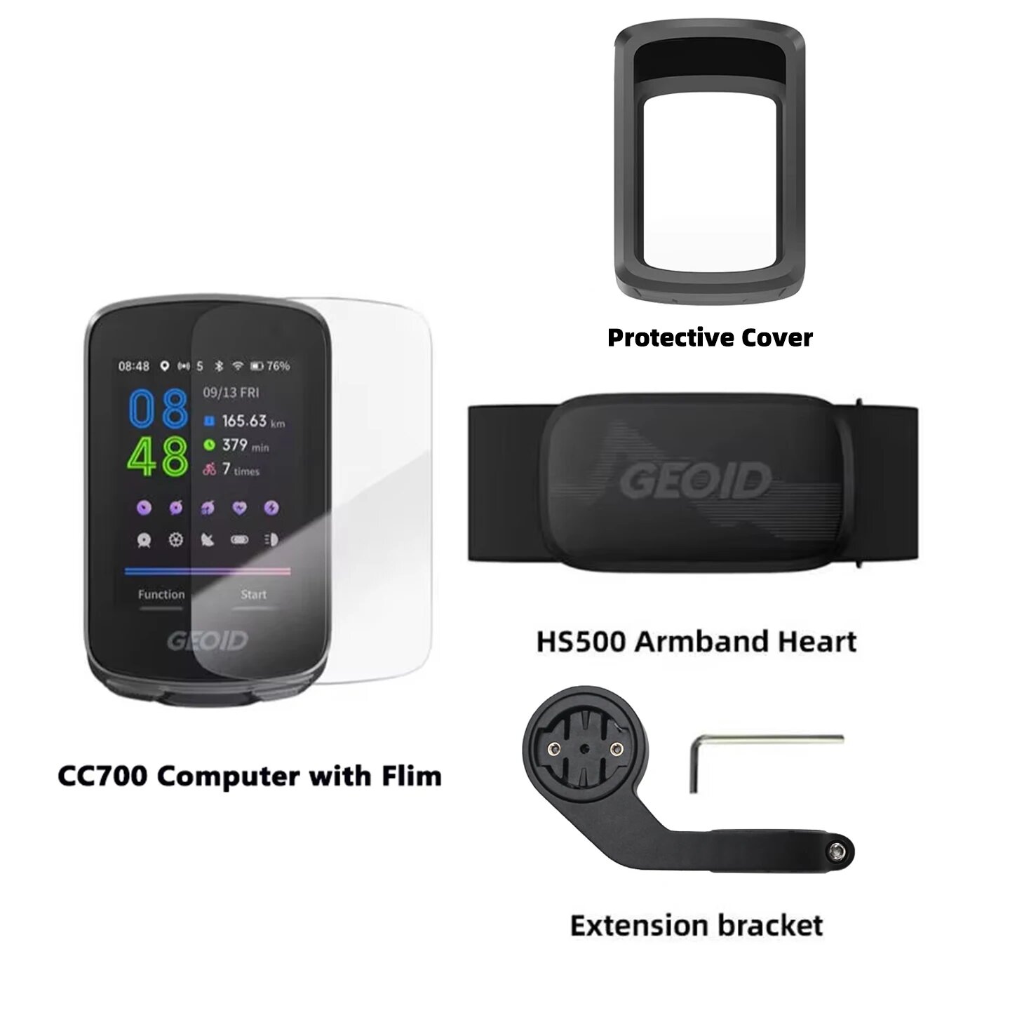 Велокомпьютер GEOID CC700 2.8" с HS500