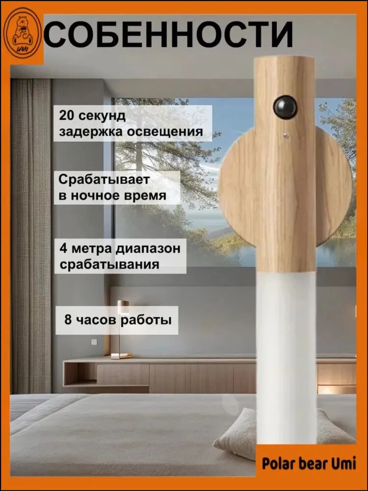 Настенный светильник, Без цоколя