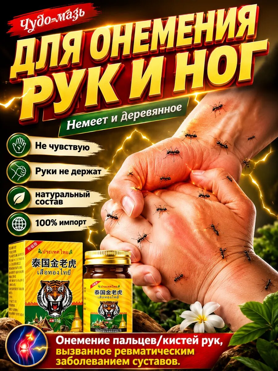 Органический магний от онемения рук