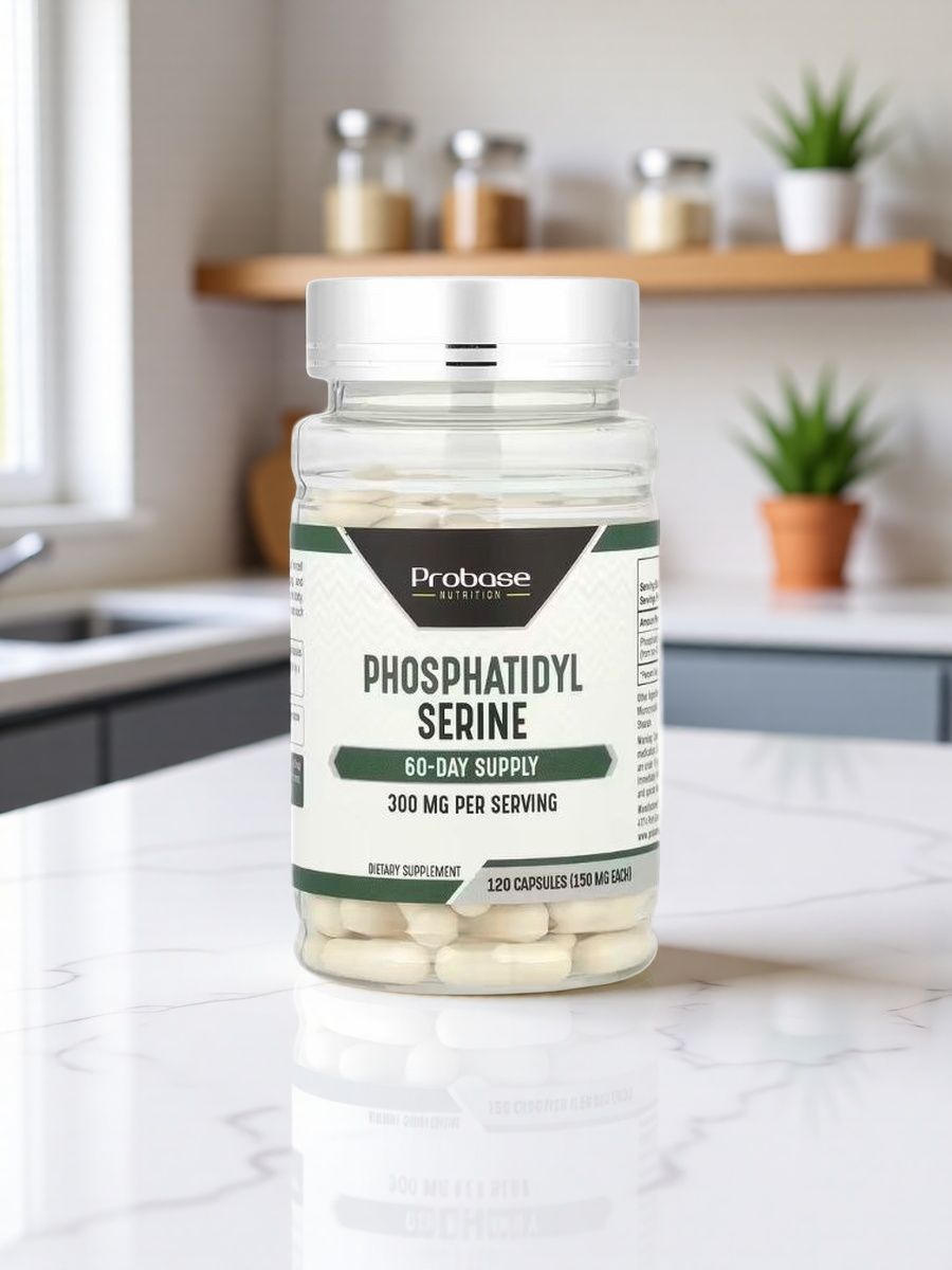 Фосфатидилсерин, 120 капсул Probase Nutrition (США)
