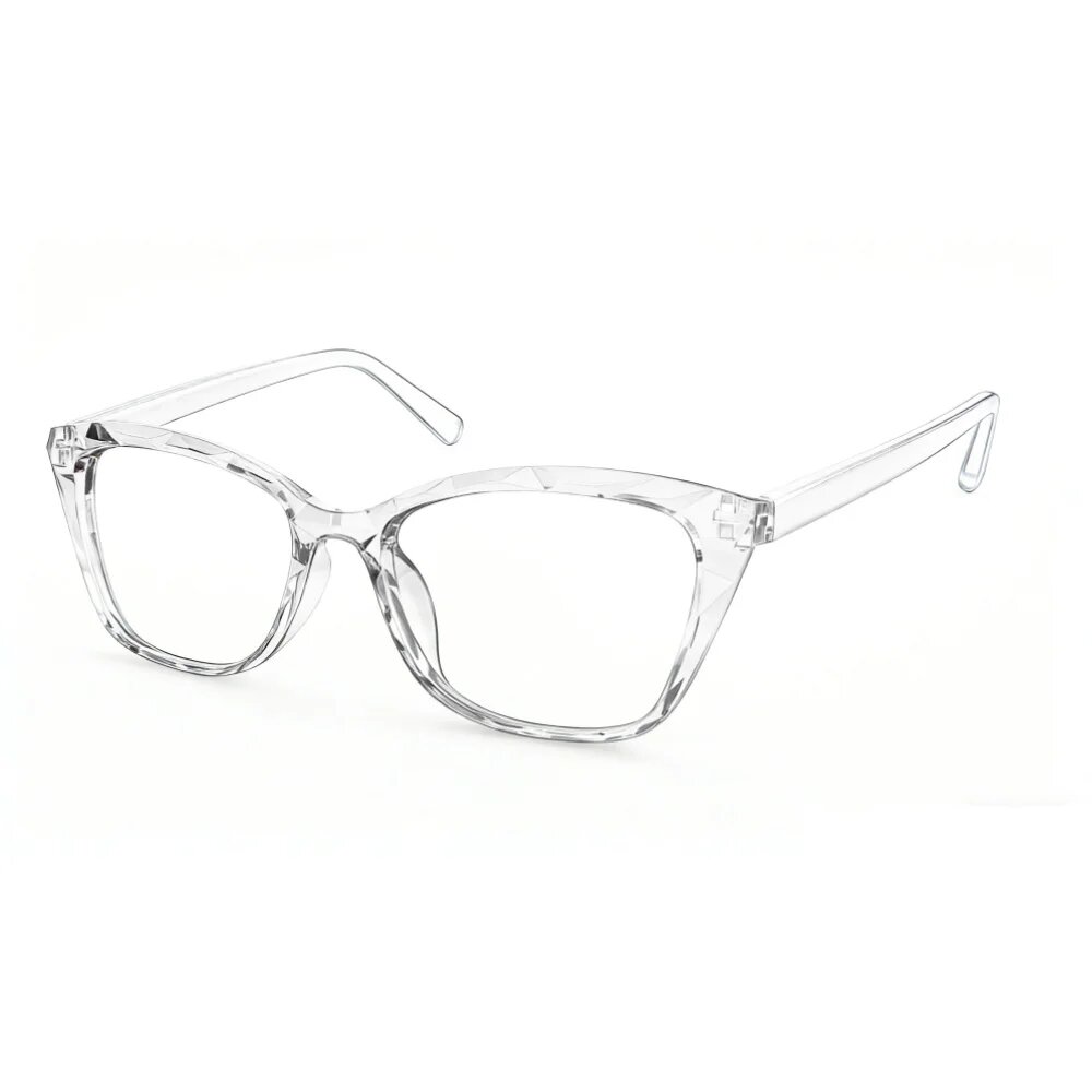 MODFANS Очки для чтения "Кошачий глаз" пластиковые C4 Translucent, +50