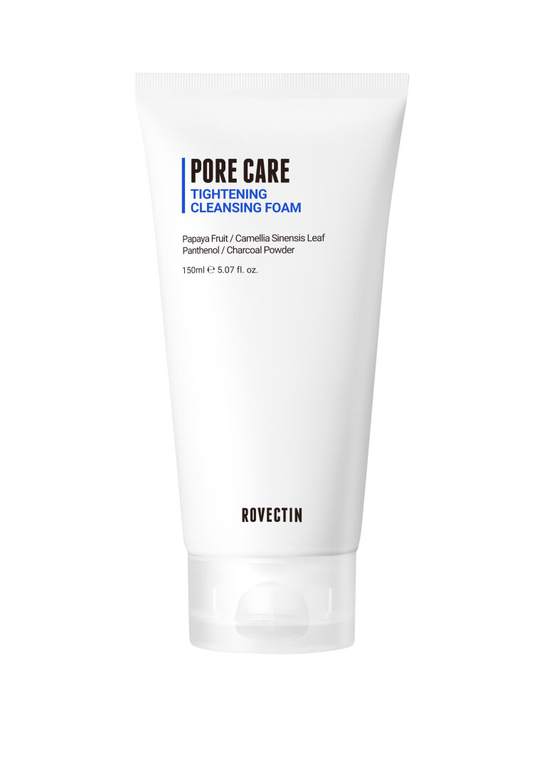 Rovectin Очищающая пенка для сужения пор Pore Care Tightening Cleansing Foam 150мл