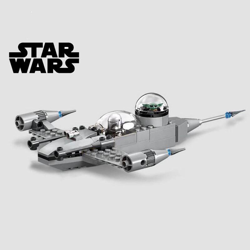 Конструктор STAR WARS , Совместимость с моделью 75410, Звездный истребитель N-1 Мандалорец и Грогу, совместимы с легo конструкторами, возраст 6+, пакет/