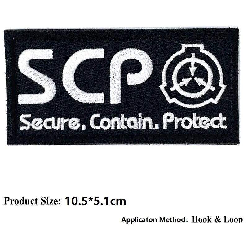SCP Foundation вышитая нашивка 10