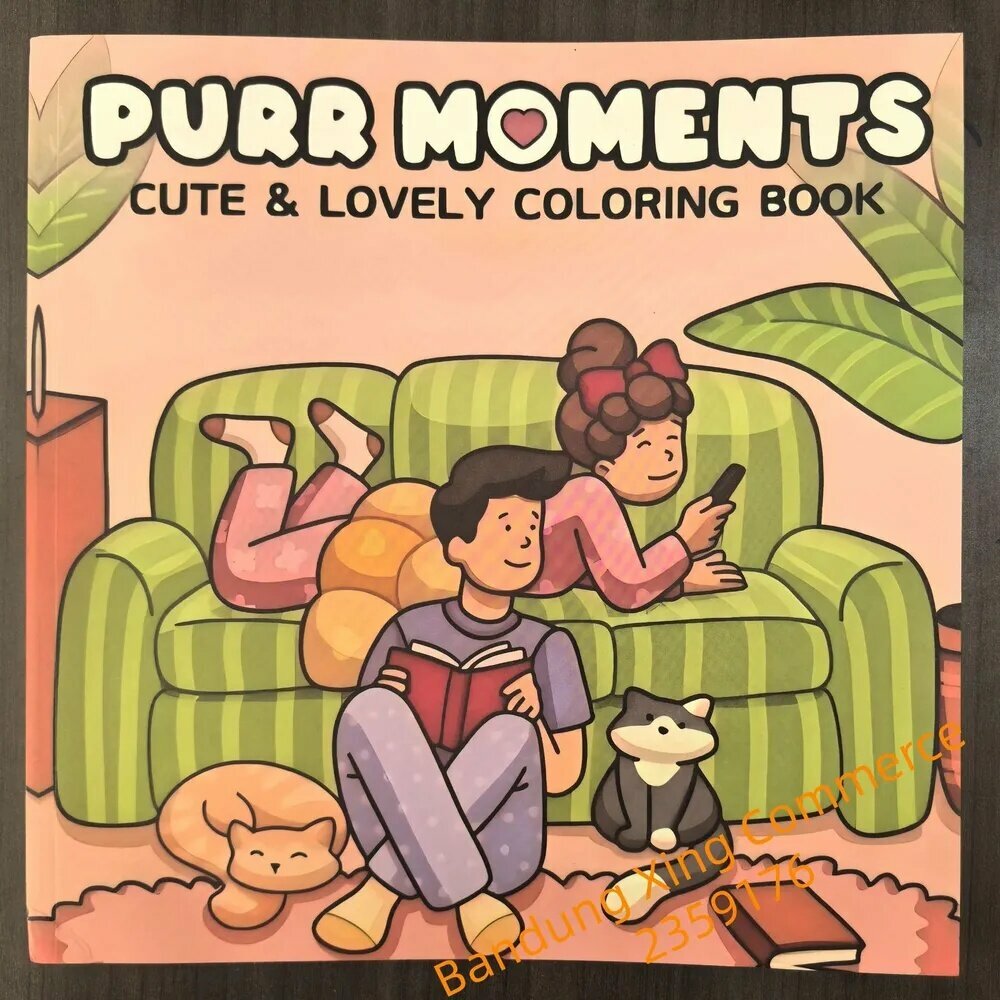 Раскраска антистресс для взрослых и подростков Coco Wyo -PURR MOMENTS 115
