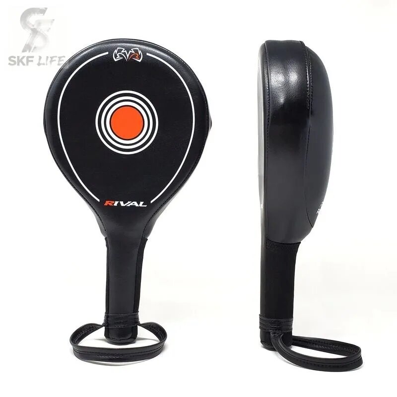 RIVAL Boxing Power Paddle Лапы боксерские для отработки ударов черные — фото 1