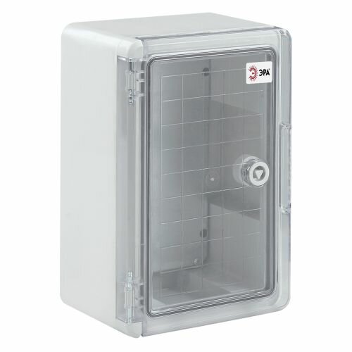 Корпус ЩМП-П 300х200х130 IK10 IP65 УХЛ1 box302013_t прозр. дверь пластик. Эра Б0052352