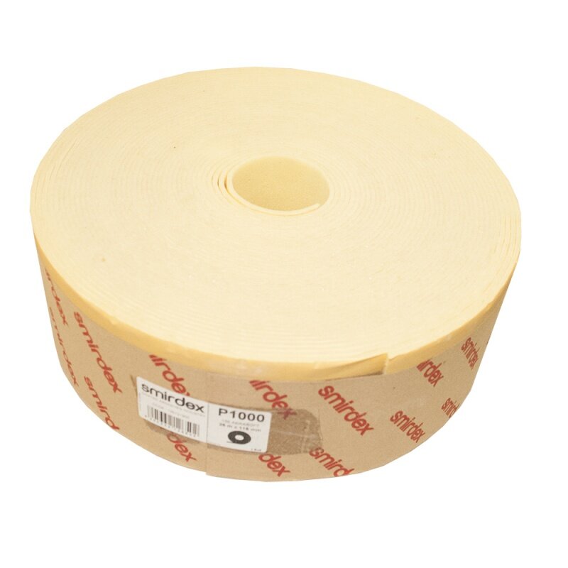 Бумага абразивная на поролоне в рулоне 135, 115 мм. х 6,8 м. (P800), SMIRDEX Abrasoft