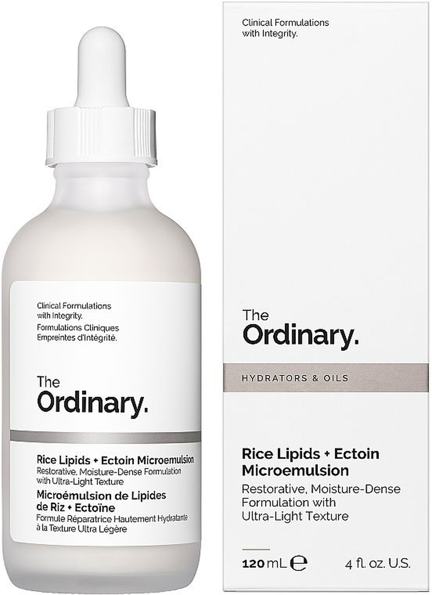 The Ordinary Сыворотка для лица с рисовыми липидами и эктоином Rice Lipids + Ectoin Microemulsion 120 мл