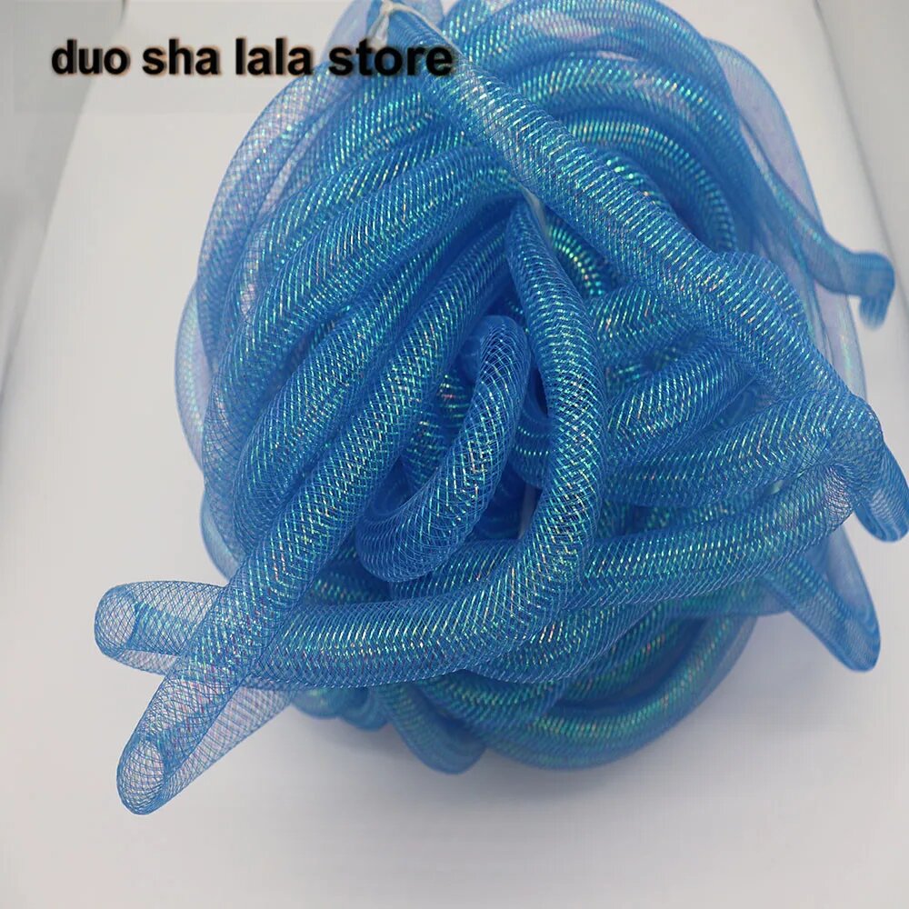 Трубчатая сетка нейлоновая, цвет Colorful Sky blue, 5 ярдов