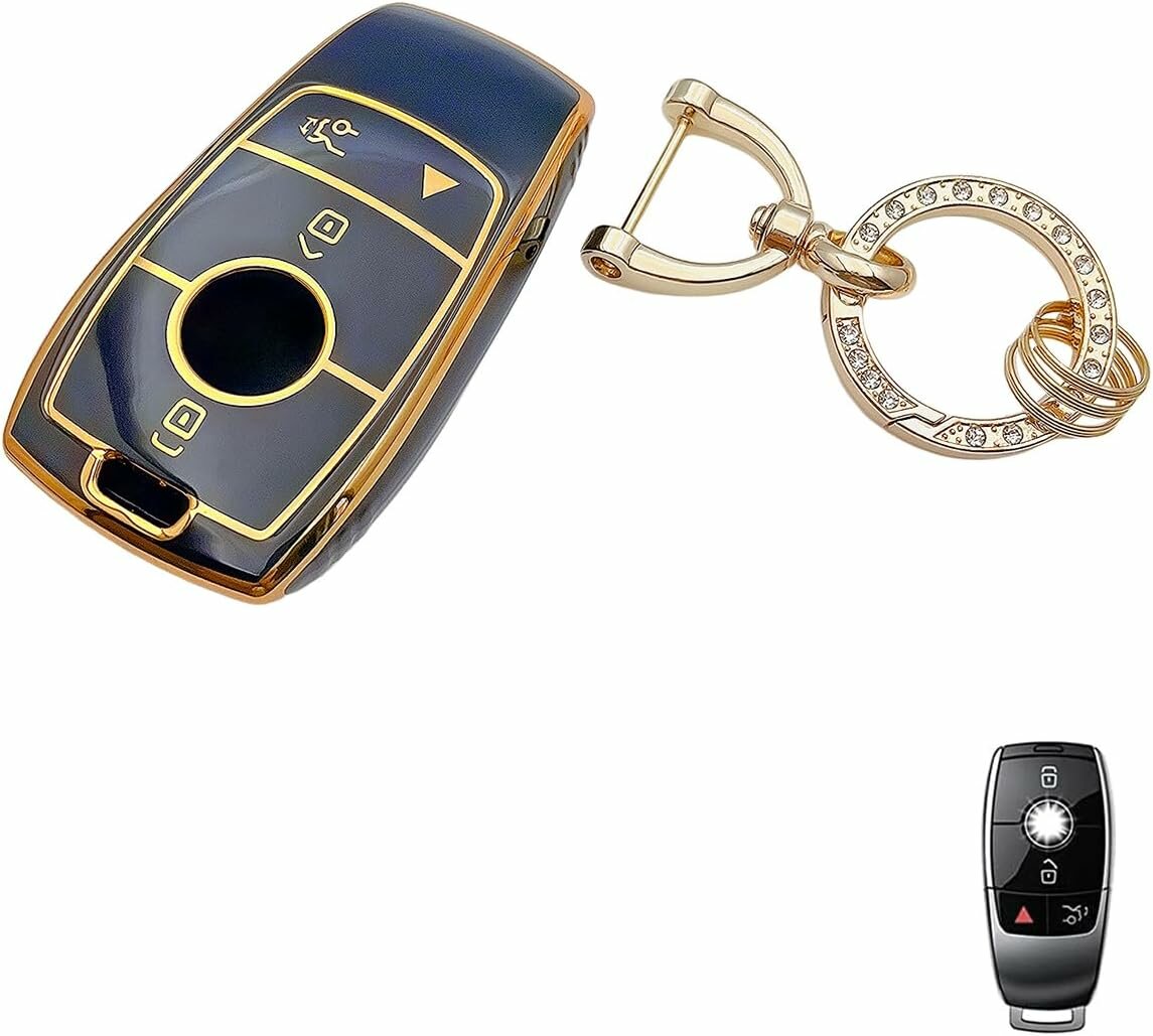 Чехол-брелок для Kia с брелком, черный мягкий защитный чехол из ТПУ для Telluride 2023 2024, 5 кнопок, умный дистанционн