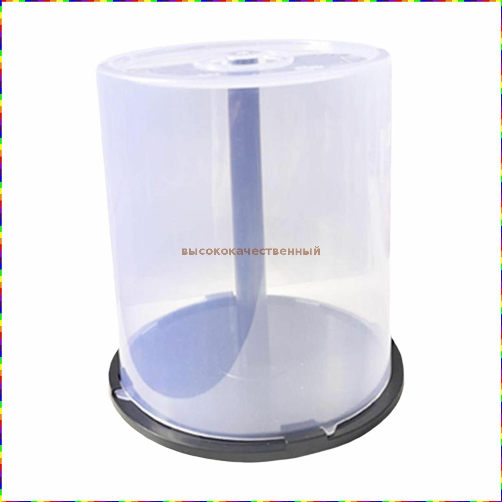 Прозрачный пластиковый контейнер на 100 мест для хранения CD и DVD подходит для дома и офиса