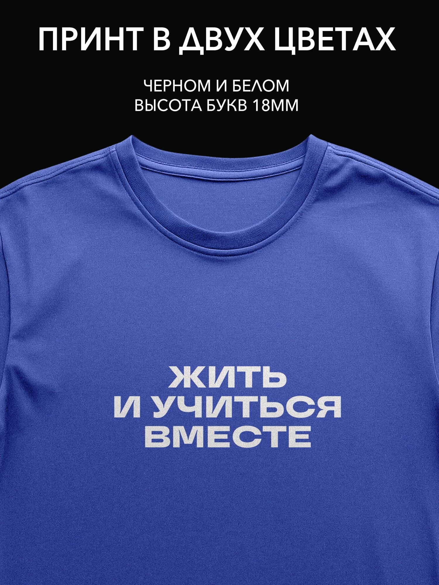 Термопринт надпись на одежду для студентов: живите и учитесь вместе с уникальными принтами на футболках и худи!
