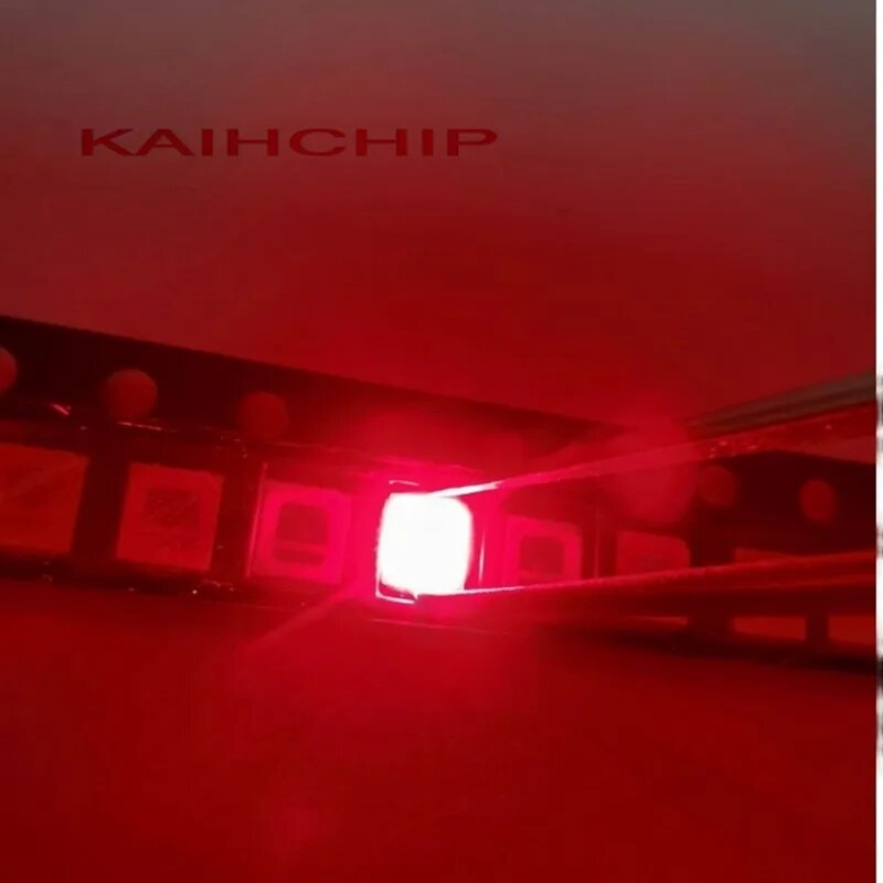 Светодиоды SMD 2835 темно-красные 660 нм, 100PCS 1W