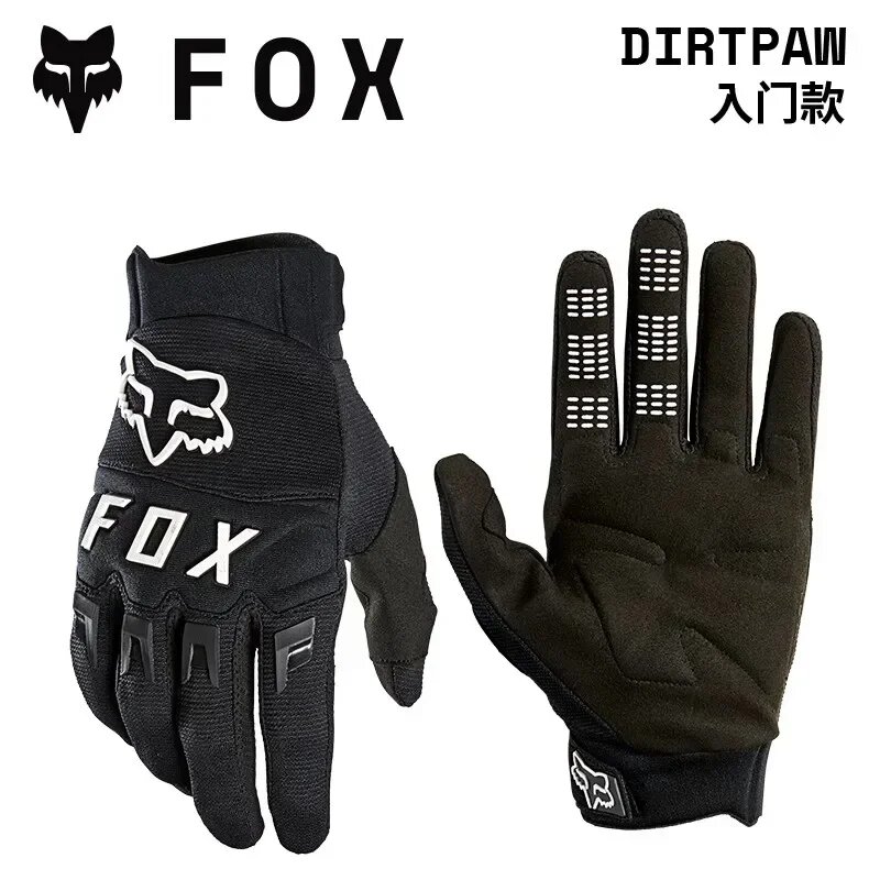 Fox DIRTPAW гоночные мотоциклетные перчатки для велосипеда, квадроцикла, Черный, XL, black white B