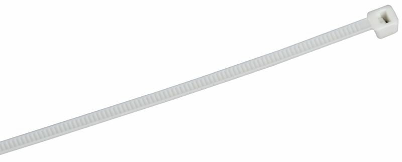 Хомут 2.5х100мм P6.6 самозатухающий бел. (уп.100шт) IEK UHH90-D025-100-100-K01
