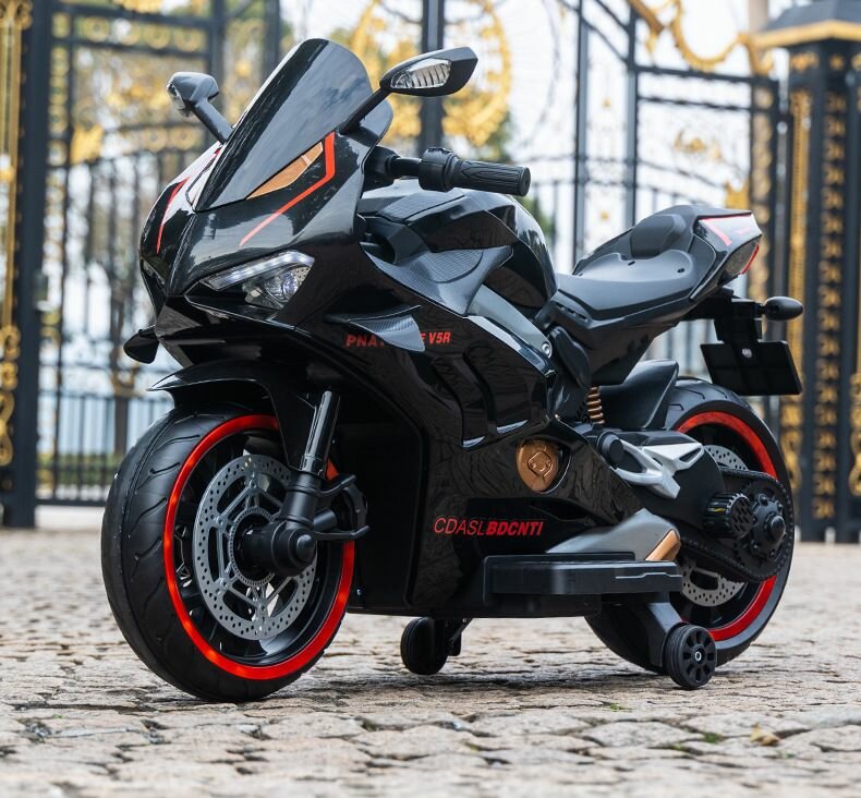 Детский электрический мотоцикл 3-12 лет супер большой Ducati может сидеть на двух человек может ездить и заряжать