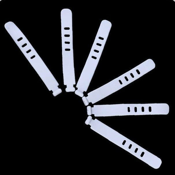 Набор из 10 кабельных стяжек для управления зарядными устройствами и проводами, прочные пластиковые фиксаторы для