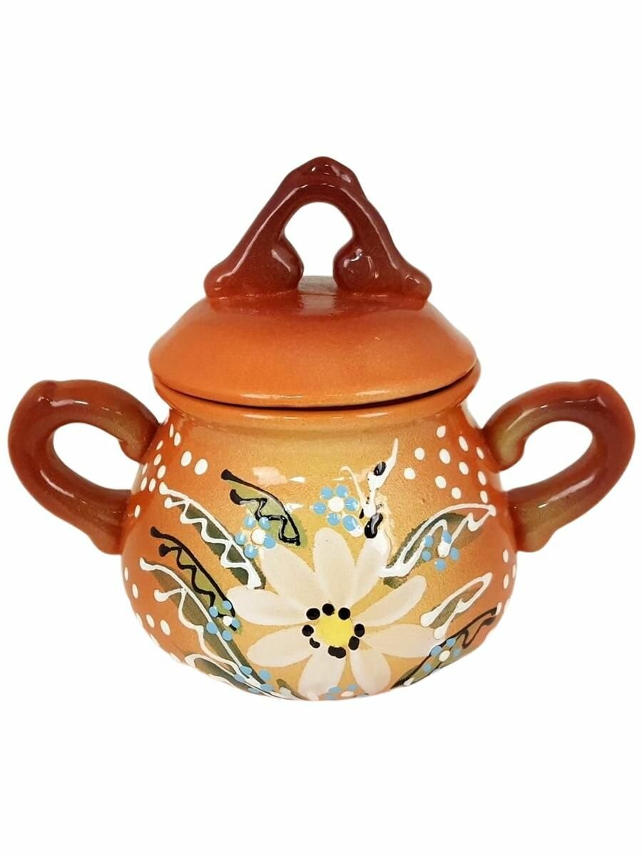Сахарница "Марина", глина, керамика, Псковский гончар
