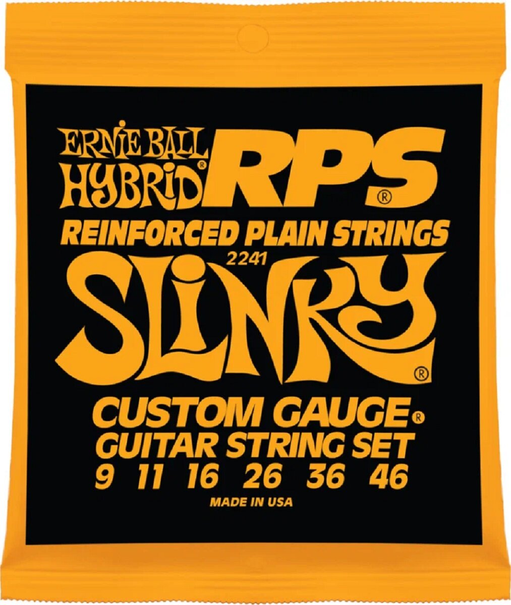 Ernie Ball 2241 струны для эл. гитары RPS Hybrid Slinky (9-11-16-26-36-46)