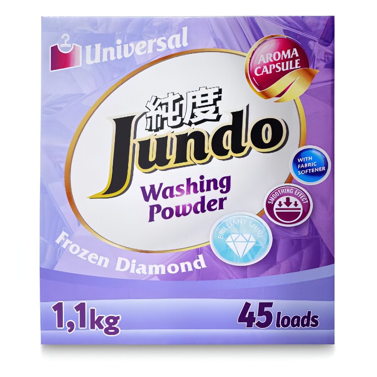 Стиральный порошок Универсальный Jundo Premium Frozen Diamond 1,1 кг