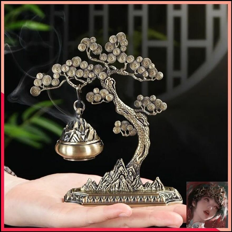 Горелка для ароматерапии Lucky Tree подвесная курильница из сандалового дерева украшения