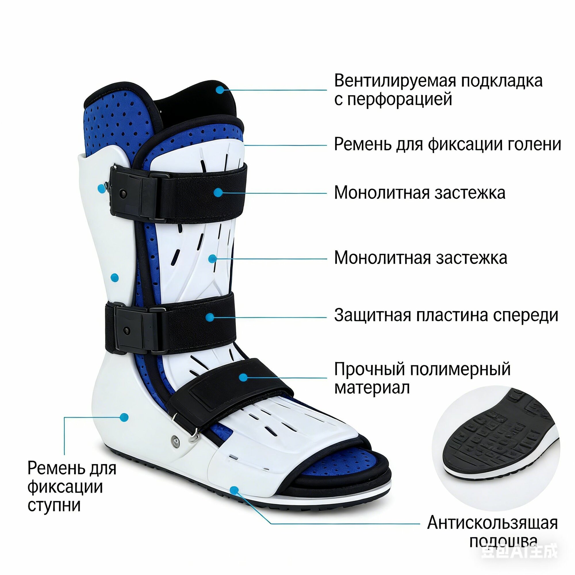Защита голени, размер: M