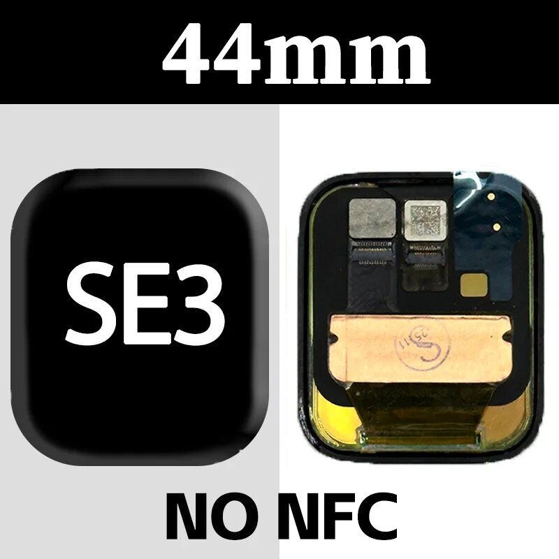 OLED-дисплей для Apple Watch Series 1, 2, 3, 4, 5, 6, SE, 7, сенсорный экран, Series-SE3 44mm