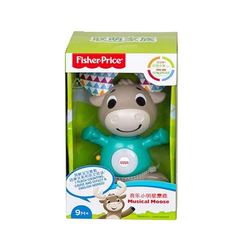 Fisher-Price Linkimals Musical Moose Интерактивная игрушка для малышей
