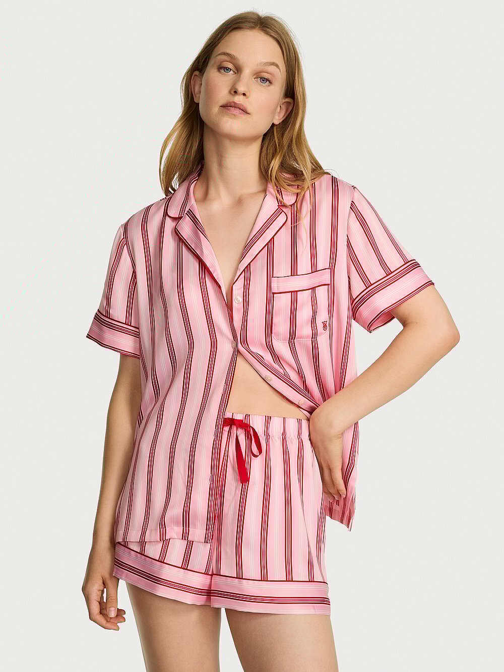 Пижама Glazed Satin Short Pajama Set
